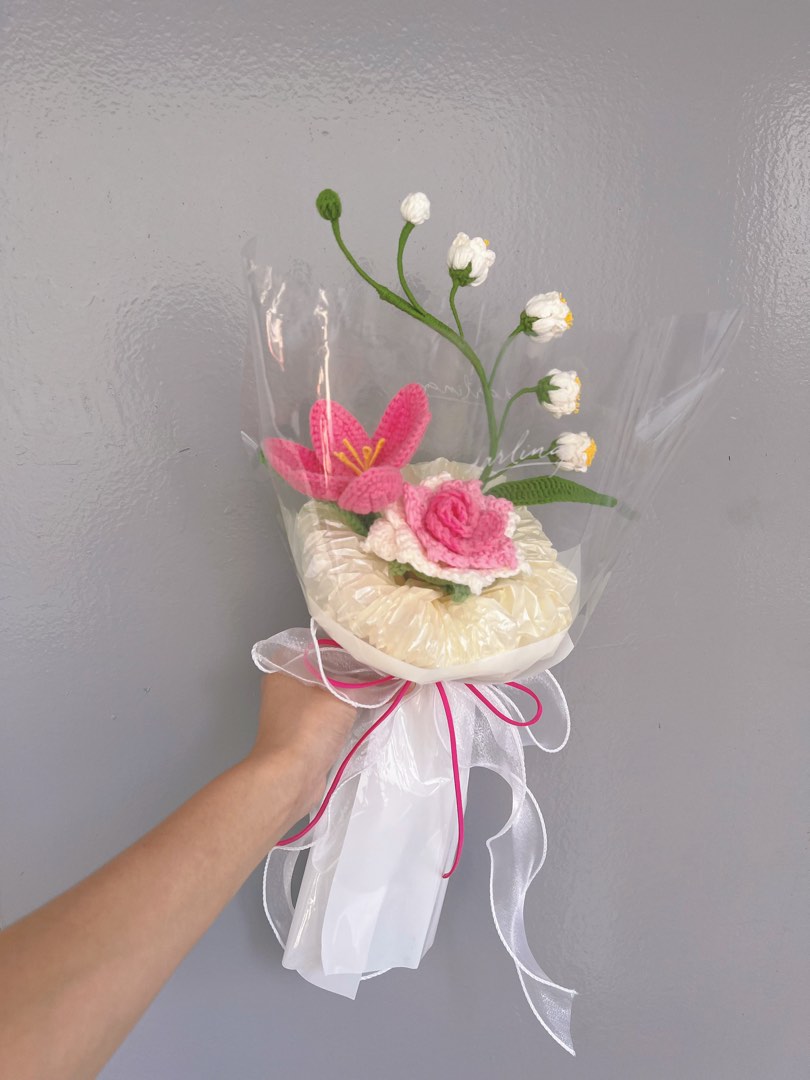 Flower Bouquet | crochet bouquet | Birthday gift | Barbie bouquet ...