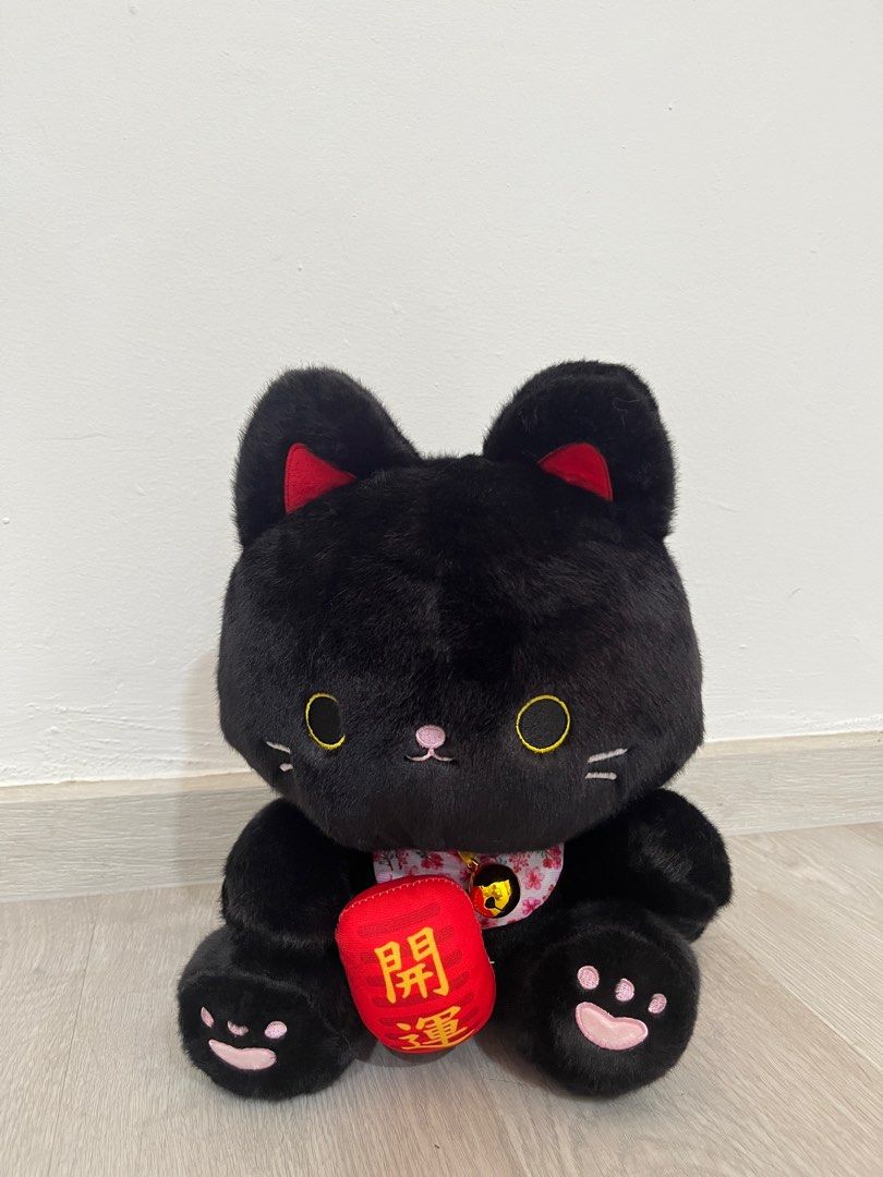 Fortune Cat Plushie (Big), Hobbies & Toys, Toys & Games on Carousell