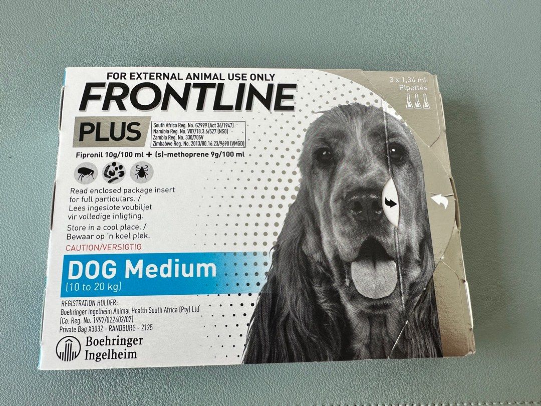 Frontline Plus for Dogs (10 - 20kg), Pet Supplies, Health & Grooming on ...