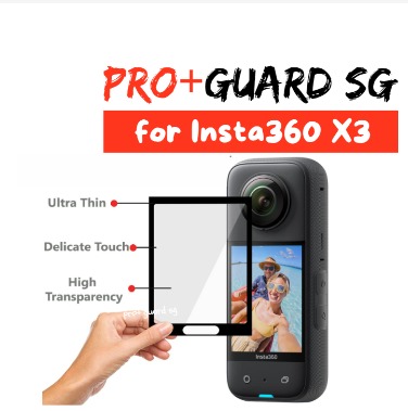 Full Screen Protector for Insta360 X3 Action Video Camera Clear PMMA ...