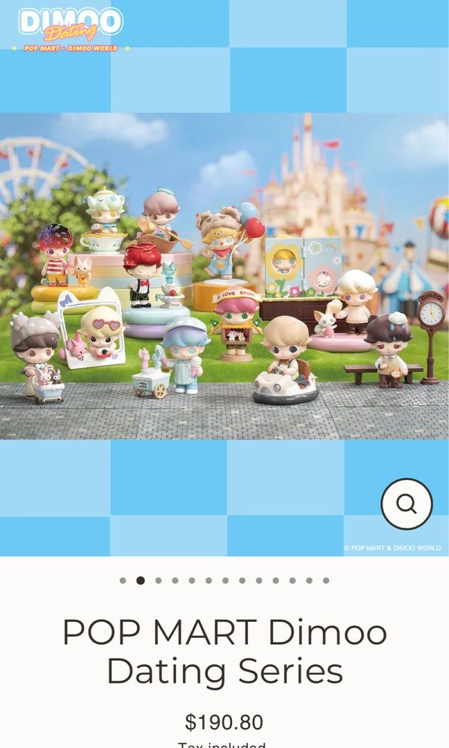 Popmart Dimoo Dating Series (Unsealed), Hobbies & Toys, Toys & Games on ...