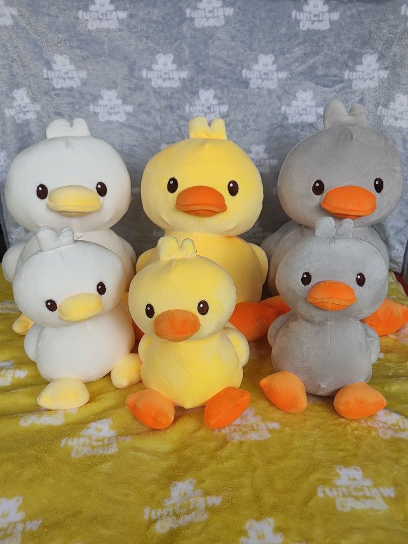 Fun Claw cute duck plush toy, Hobbies & Toys, Toys & Games on Carousell