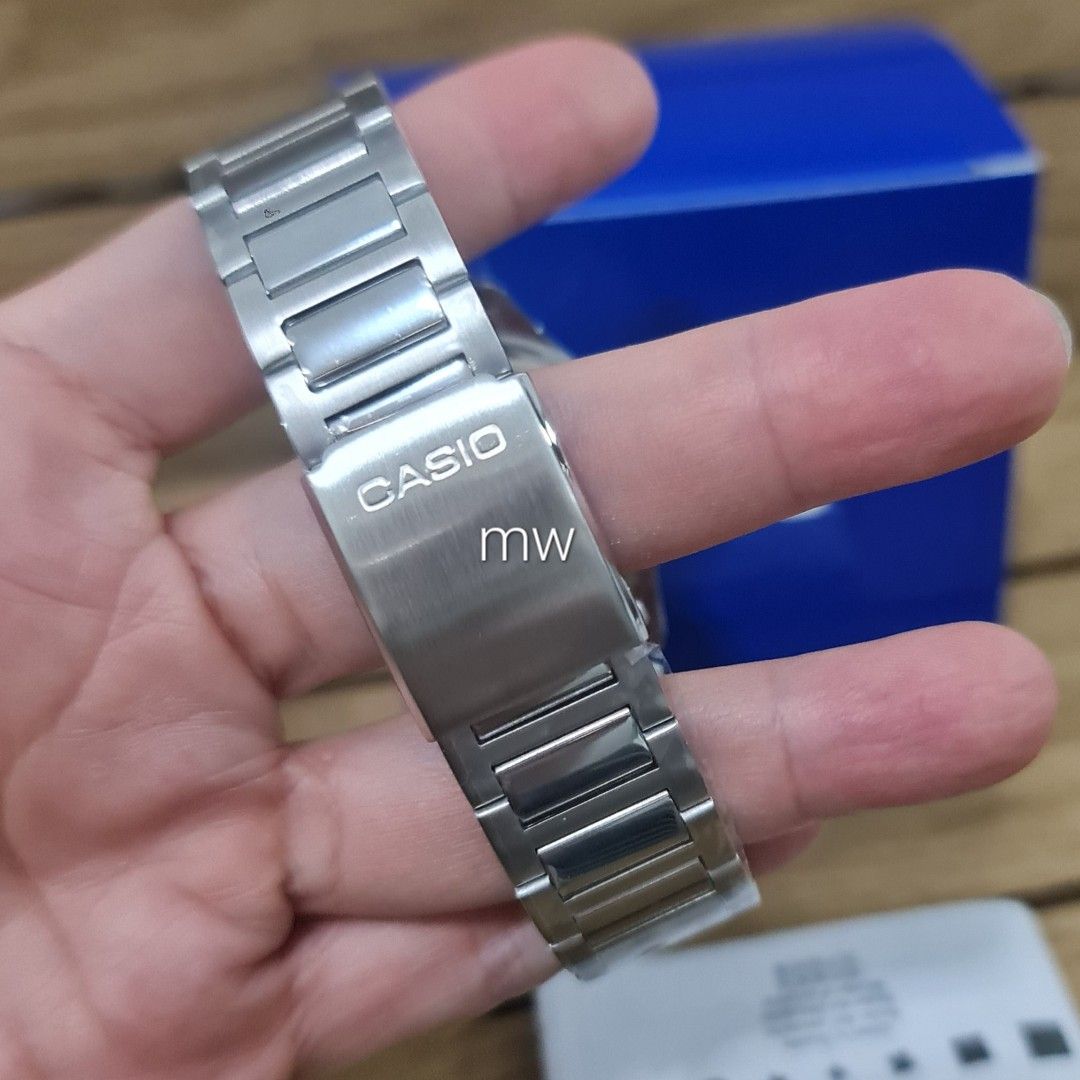 Genuine Casio Men analog quartz stainless steel date day Watch brand ...