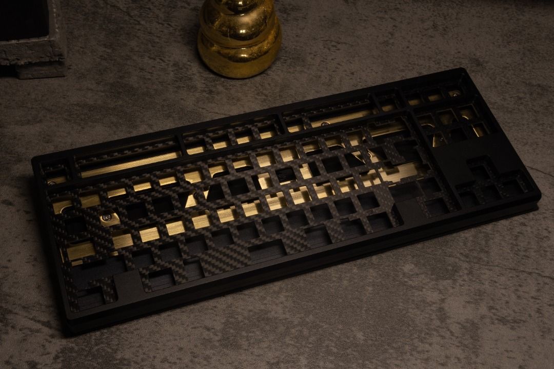 Geon Frog TKL F13 WKL Black Gold Custom Mechanical Keyboard, Computers ...