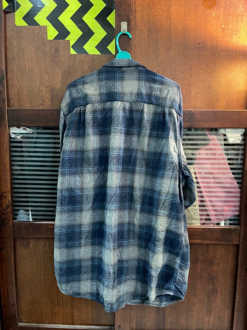 George Flannel, Men's Fashion, Tops & Sets, Formal Shirts on Carousell