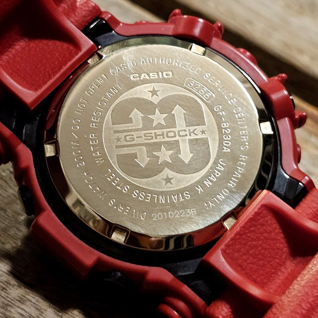 GF8230A RISING RED FROGMAN CASIO G-SHOCK 30TH ANNIVERSARY GSHOCK, Men's ...
