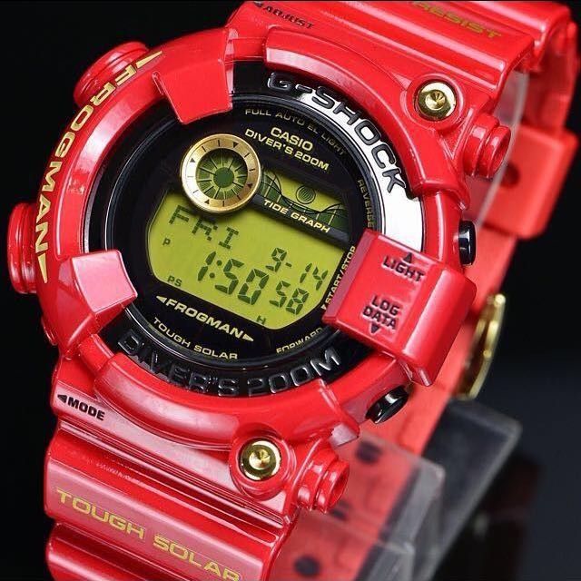 GF8230A RISING RED FROGMAN CASIO G-SHOCK 30TH ANNIVERSARY GSHOCK, Men's ...