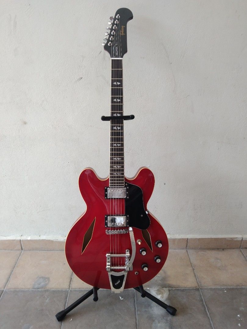 GIBSON TRINI LOPEZ AKA ANDY BELL RIDE OASIS BAND GUITAR, Hobbies & Toys ...