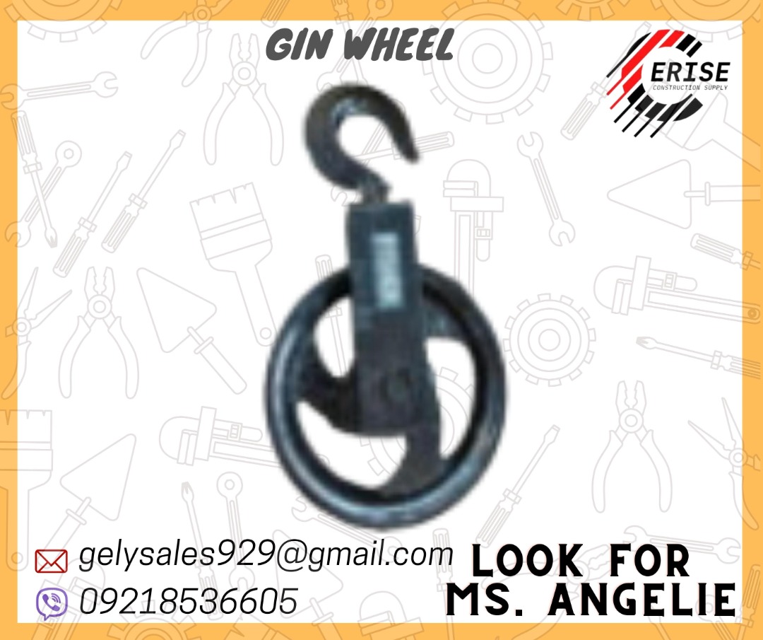 GIN WHEEL, Commercial & Industrial, Construction Tools & Equipment on ...