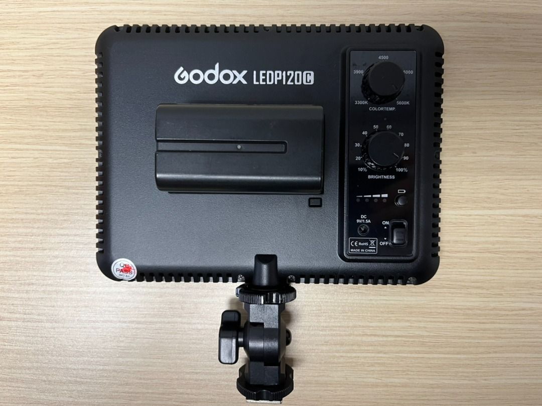 Godox LEDP120C LED Light Panel with L-Series Battery Plate, Photography ...