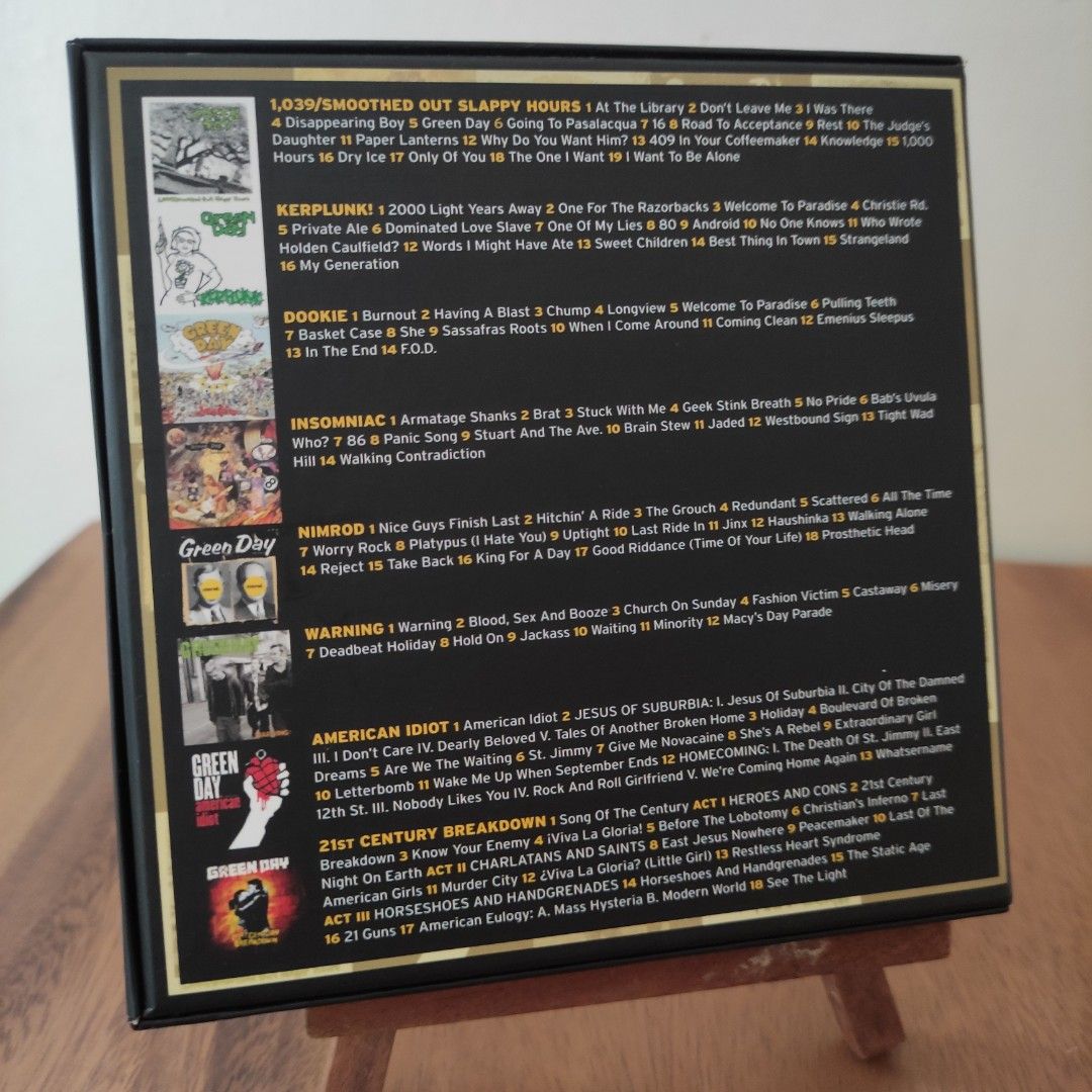 Green Day - The Studio Albums 1990-2009 - 8CD Box Set (CD), Hobbies ...