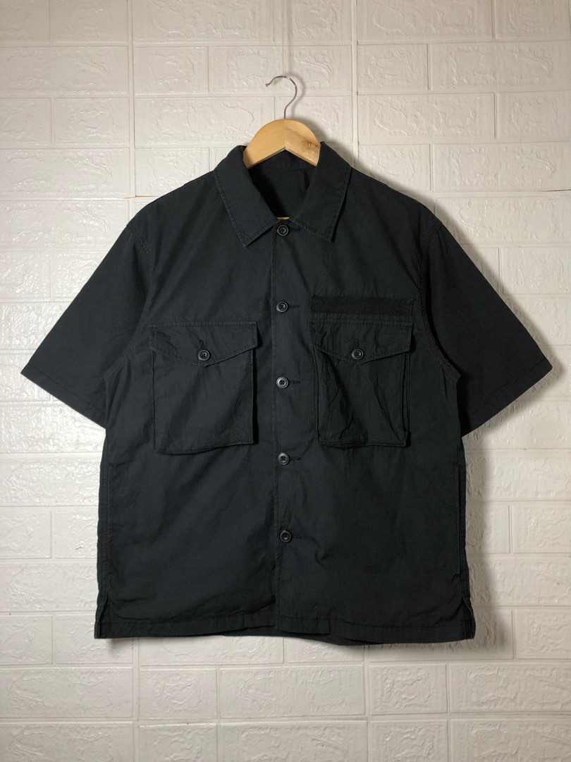GU Utility Overshirt Polo, Men's Fashion, Activewear on Carousell