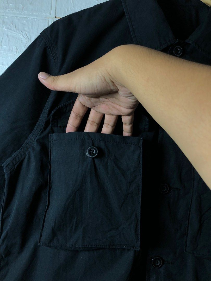 GU Utility Overshirt Polo, Men's Fashion, Activewear on Carousell