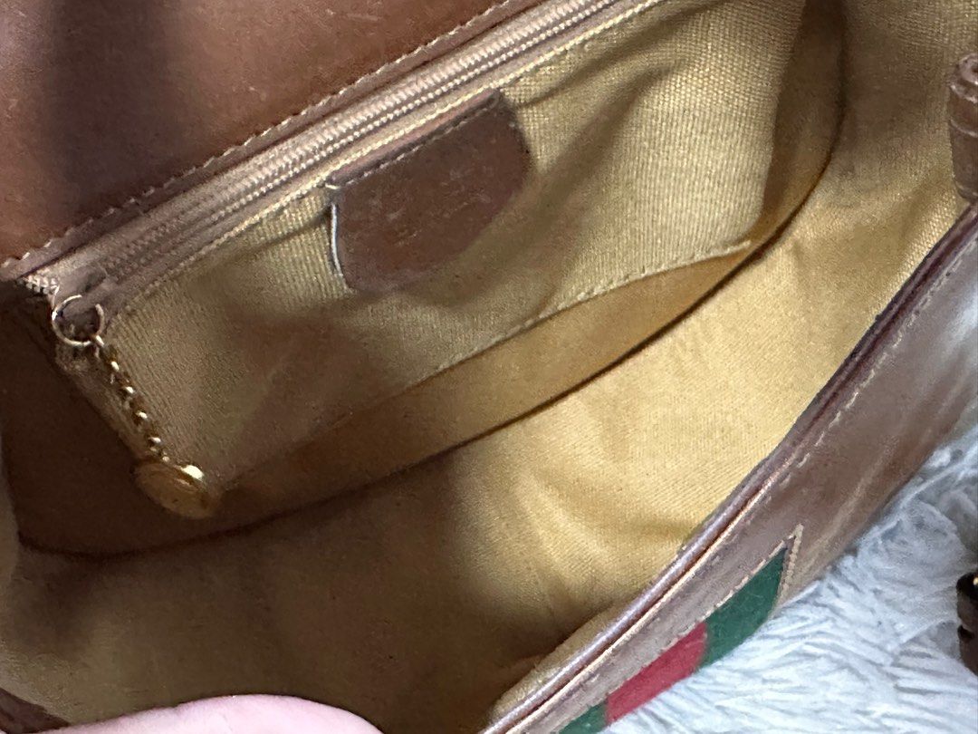 Gucci Sherryline Leather Sling, Luxury, Bags & Wallets on Carousell