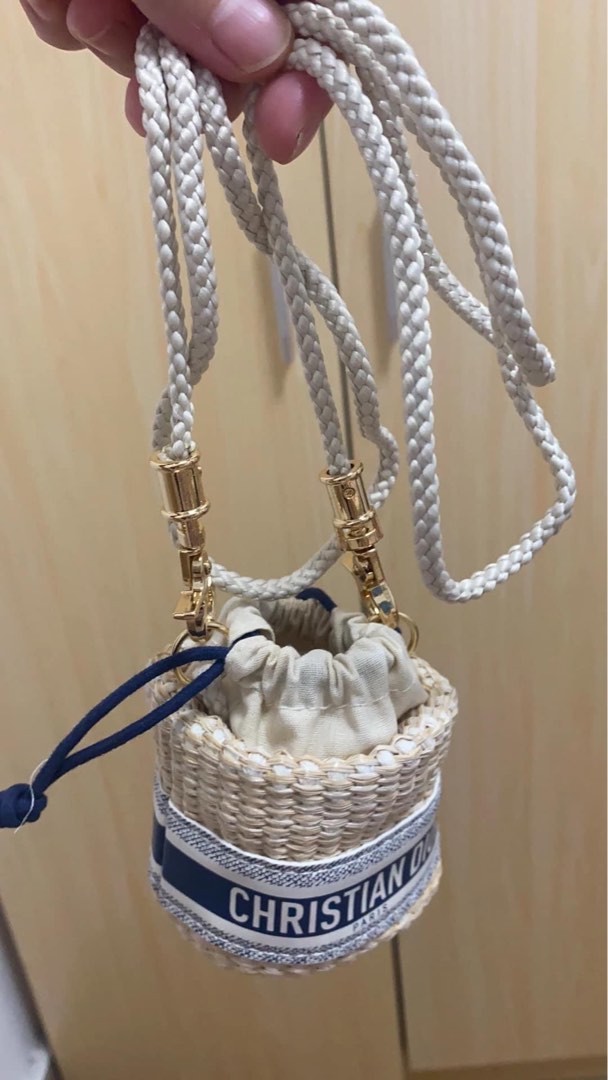 GWP Gift With Purchase Dior rattan bucket bag, Luxury, Bags & Wallets ...