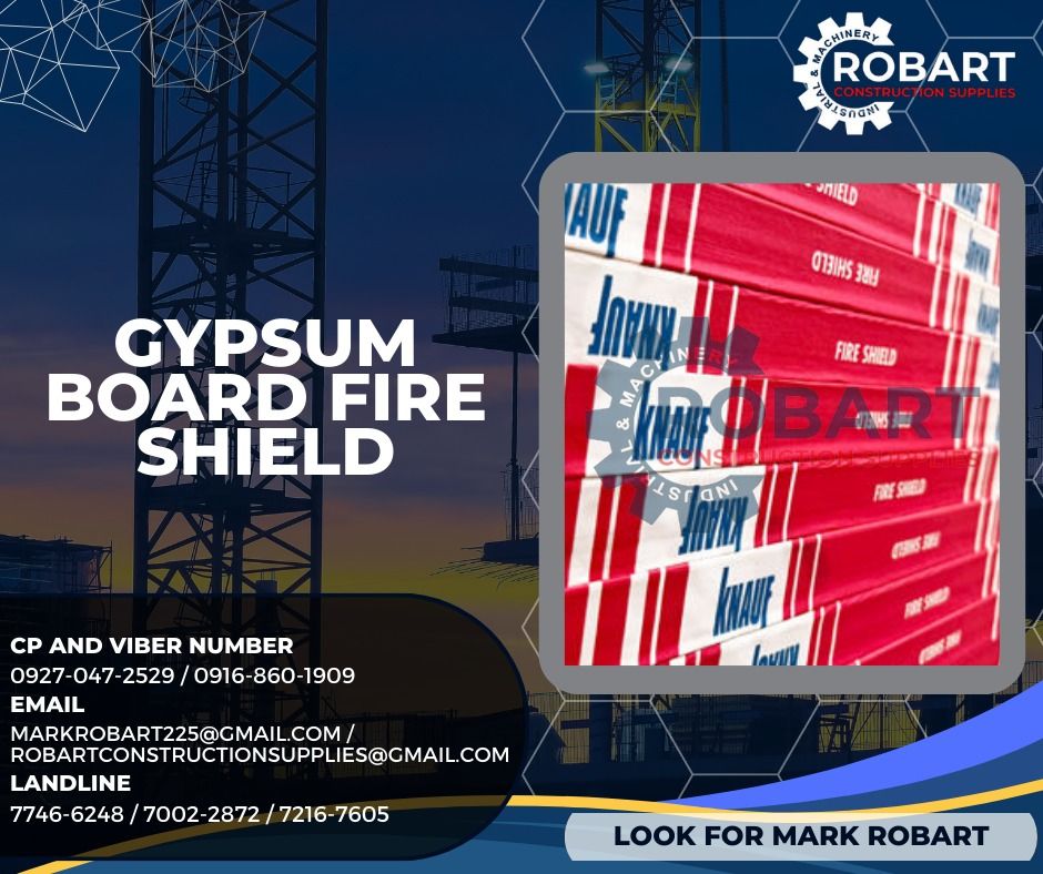 Gypsum Board Fire Shield, Commercial & Industrial, Construction ...