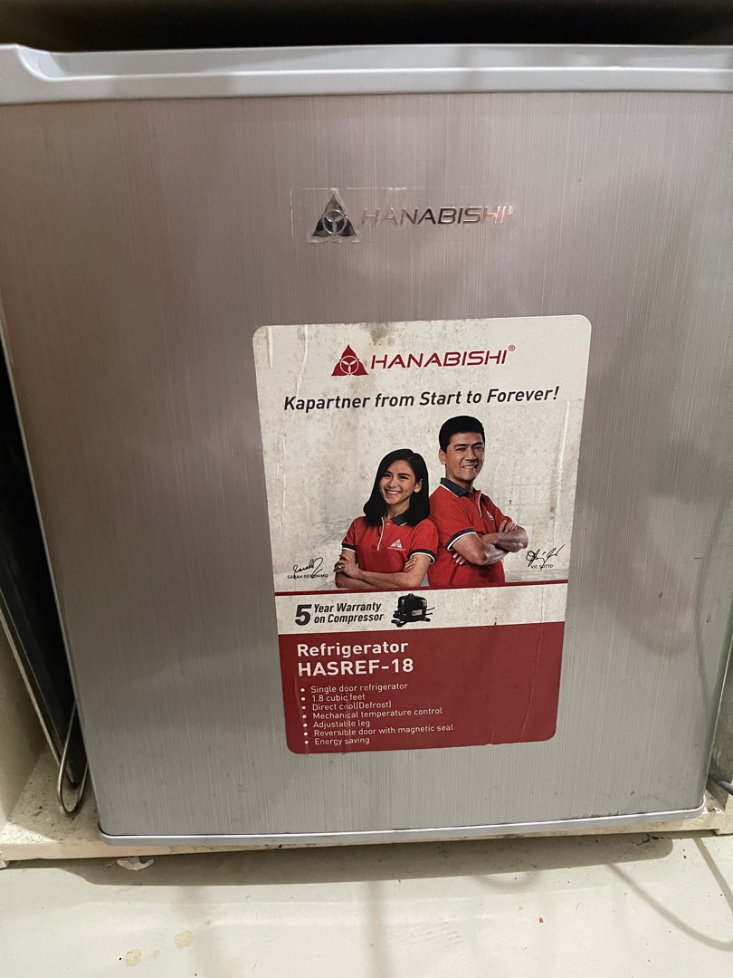 Hanabishi Refrigerator 1.8 cubic ft with FREE RACK, TV & Home ...