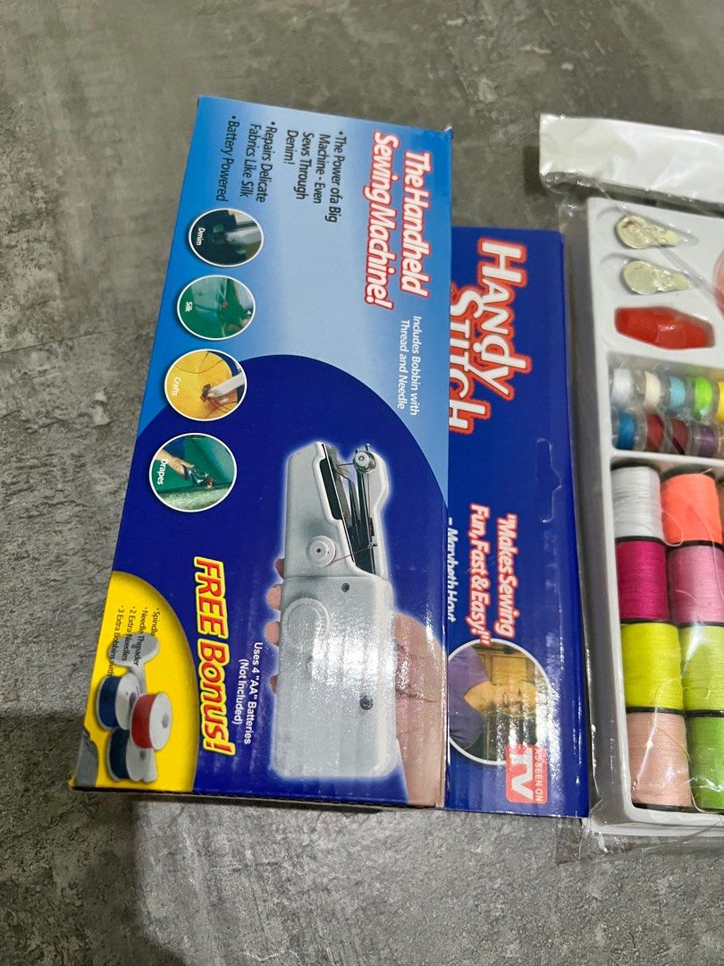 Handheld sewing machine set, Hobbies & Toys, Stationery & Craft, Craft ...