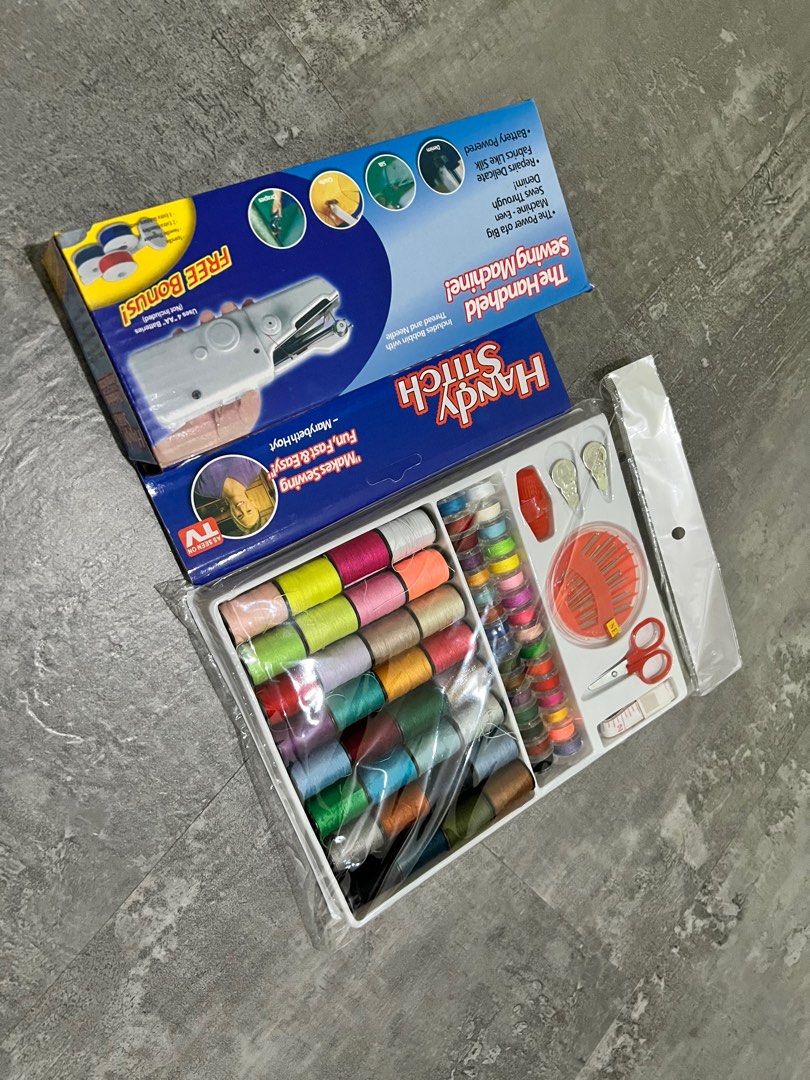Handheld sewing machine set, Hobbies & Toys, Stationery & Craft, Craft ...