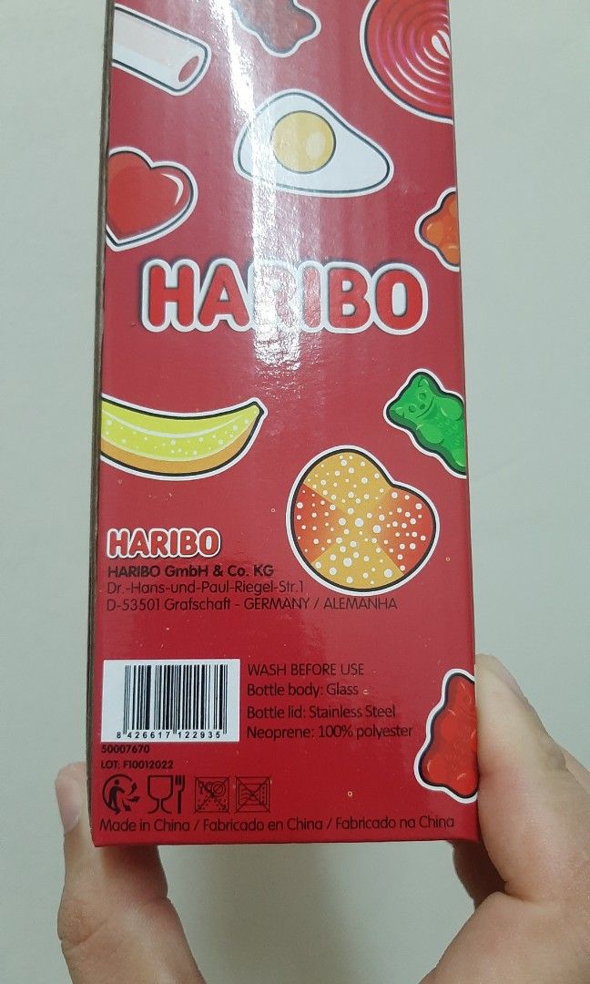 Haribo Glass Bottle, Furniture & Home Living, Kitchenware & Tableware ...