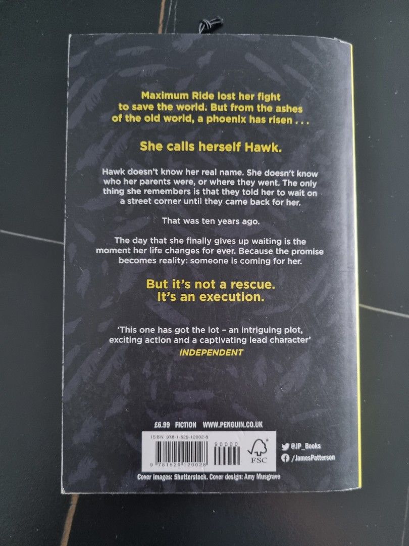 Hawk by James Patterson, Hobbies & Toys, Books & Magazines, Fiction ...