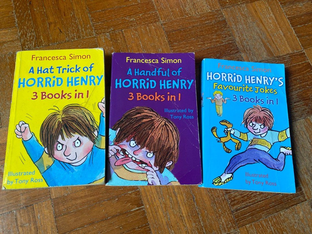 Horrid Henry 3-in-1 books, Hobbies & Toys, Books & Magazines, Children ...