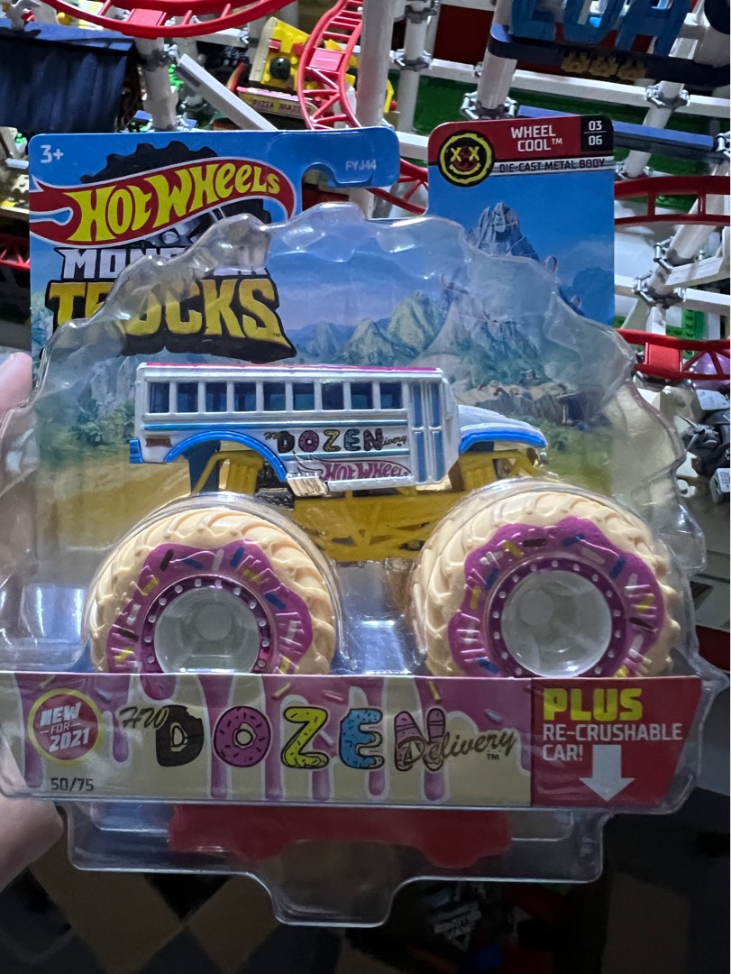 Hot Wheels Monster Truck - Dozen Delivery, Hobbies & Toys, Toys & Games ...