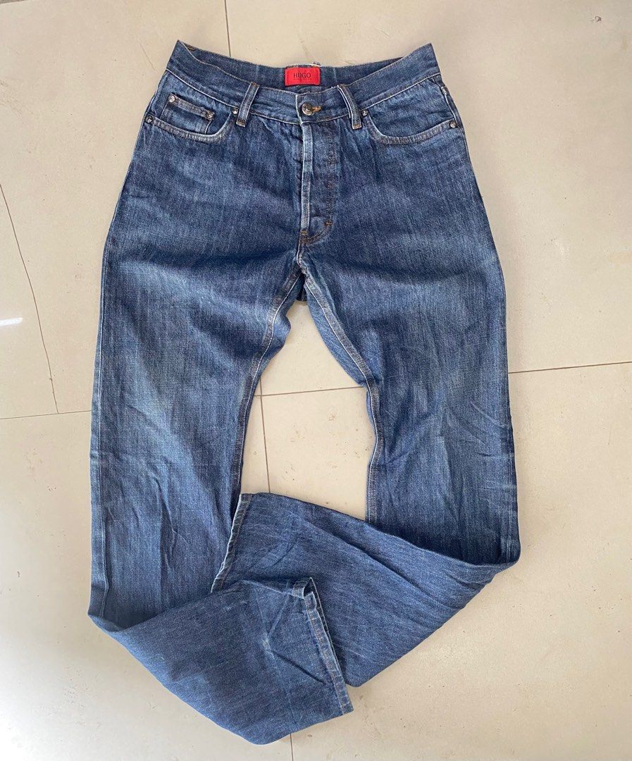 Hugo boss denim pants, Men's Fashion, Bottoms, Jeans on Carousell