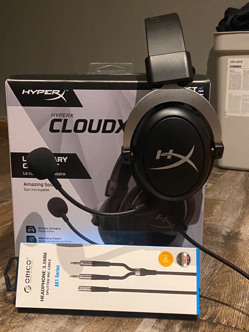 Hyperx Cloudx Gaming headset, Audio, Headphones & Headsets on Carousell