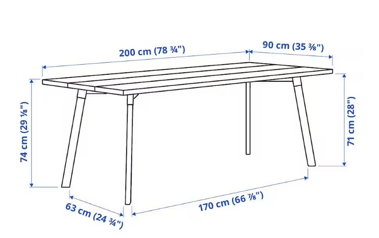 Ikea YPPERLIG Table, Furniture & Home Living, Furniture, Tables & Sets ...