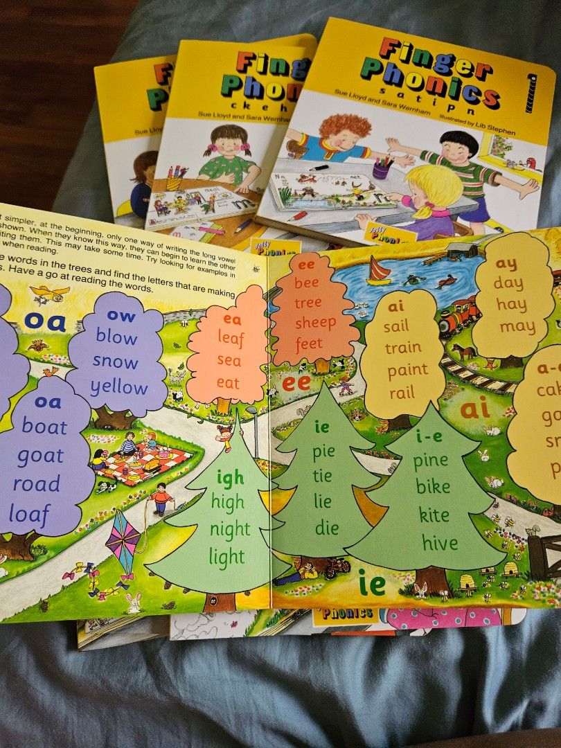 Jolly Finger Phonics Set, Hobbies & Toys, Books & Magazines, Children's ...