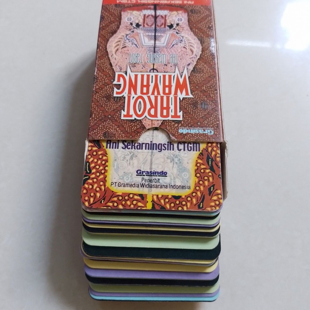 Kartu Tarot Wayang Ani Sekarningsih CTGM Langka Original Asli Kolektor ...