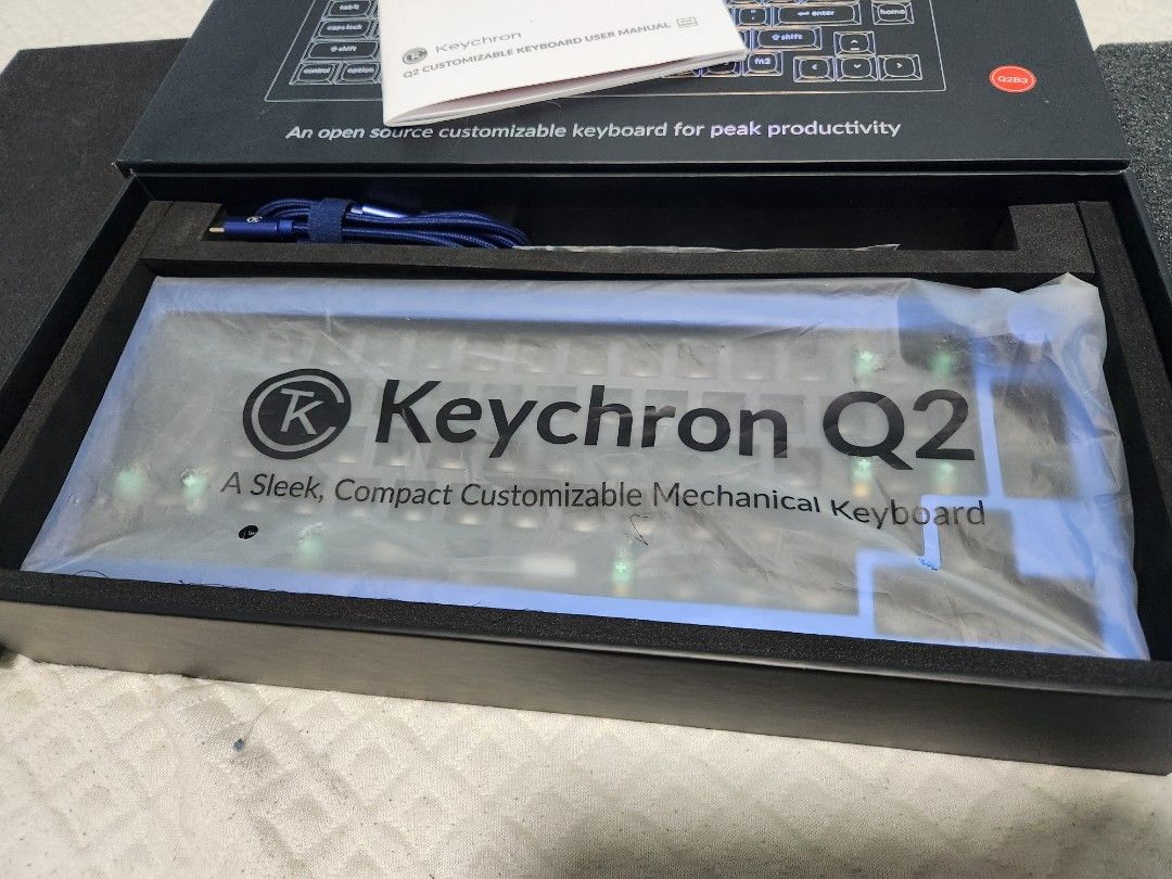 Keychron Q2 QMK Mech Keeb, Computers & Tech, Parts & Accessories, Computer Keyboard on Carousell
