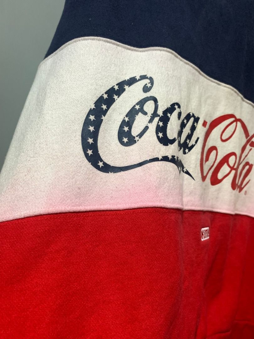 Kith x Coca-Cola crew neck, Men's Fashion, Coats, Jackets and Outerwear ...