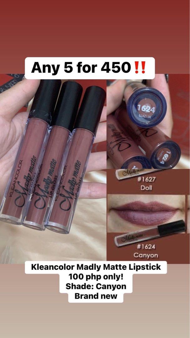 Klean Color Lipstick part 1, Beauty & Personal Care, Face, Makeup on ...