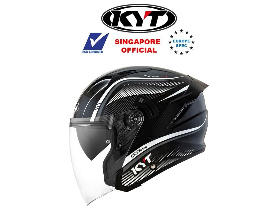 KYT NFJ RADAR Open Face Helmet Design | PSB Approved Helmet ...