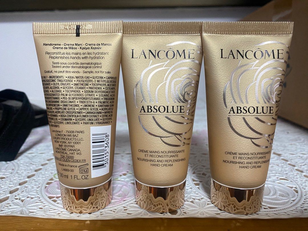 Lancome Absolue Hand Cream 30ml, Beauty & Personal Care, Hands & Nails ...