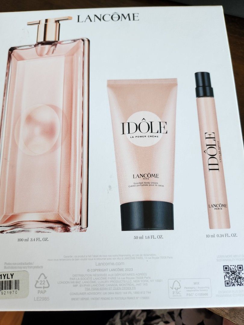 Lancome Idole Perfume Set, Beauty & Personal Care, Fragrance ...