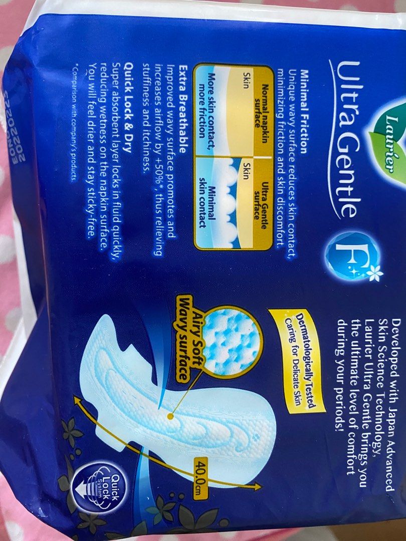 Laurier Ultra Gentle 40 cm, Beauty & Personal Care, Sanitary Hygiene on ...
