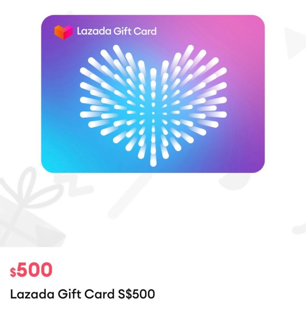 Lazada $500 gift card, Tickets & Vouchers, Vouchers on Carousell