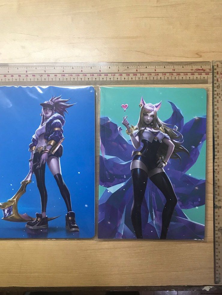 League of Legends LoL Korea K/DA Ahri + Akali Notebook, Hobbies & Toys ...