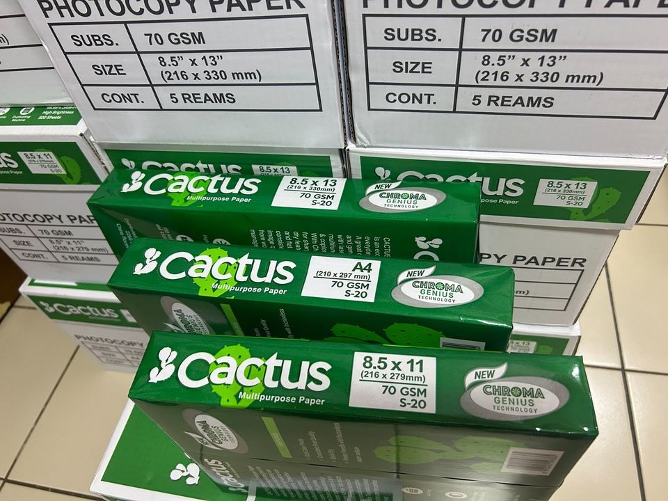 Legal Size Cactus Bond Copy Paper, Hobbies & Toys, Stationary & Craft ...