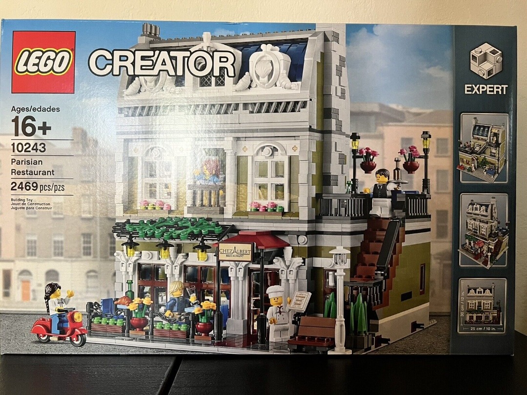 Lego Parisian Restaurant 10243, Hobbies & Toys, Toys & Games on Carousell