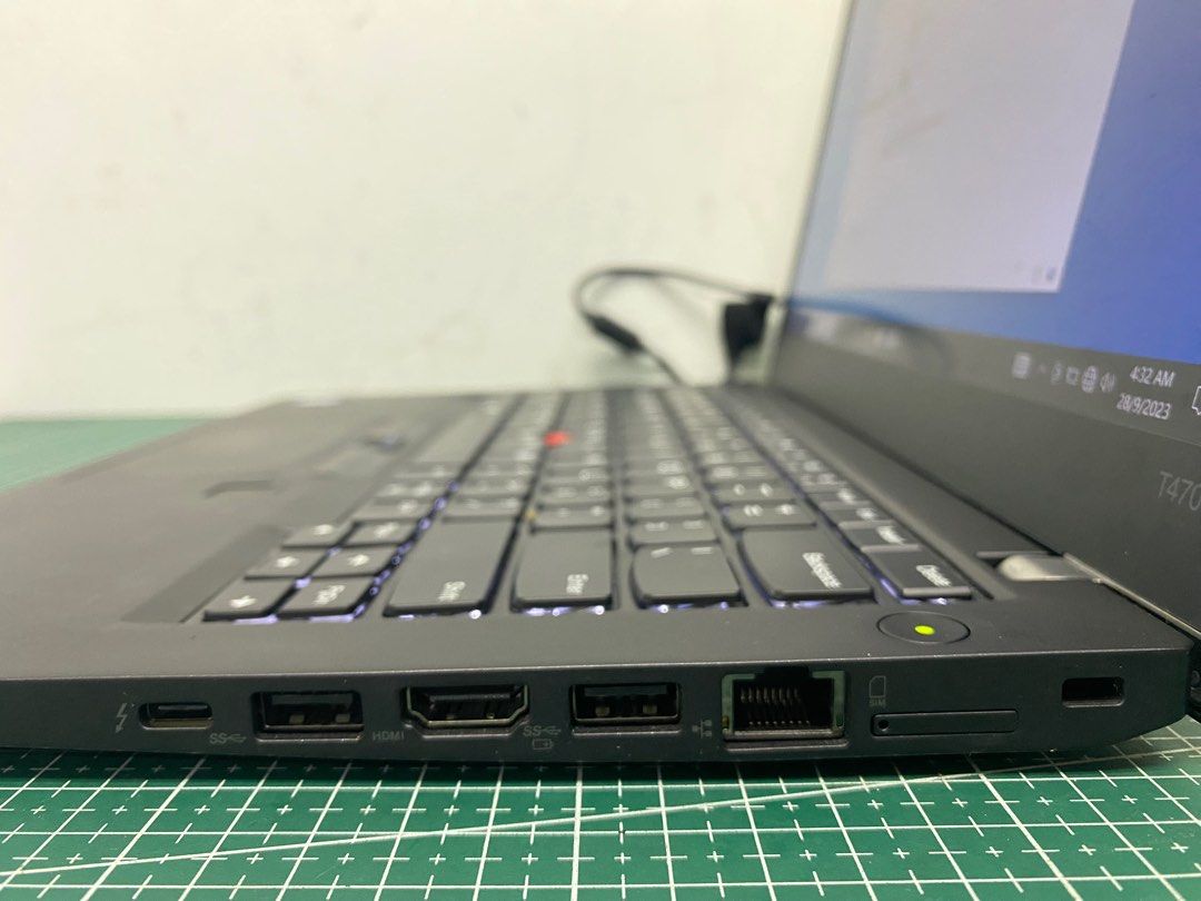 Lenovo Thinkpad T470s Slim Laptop i5 7th Gen 8GB RAM 256GB SSD 14 Inch ...