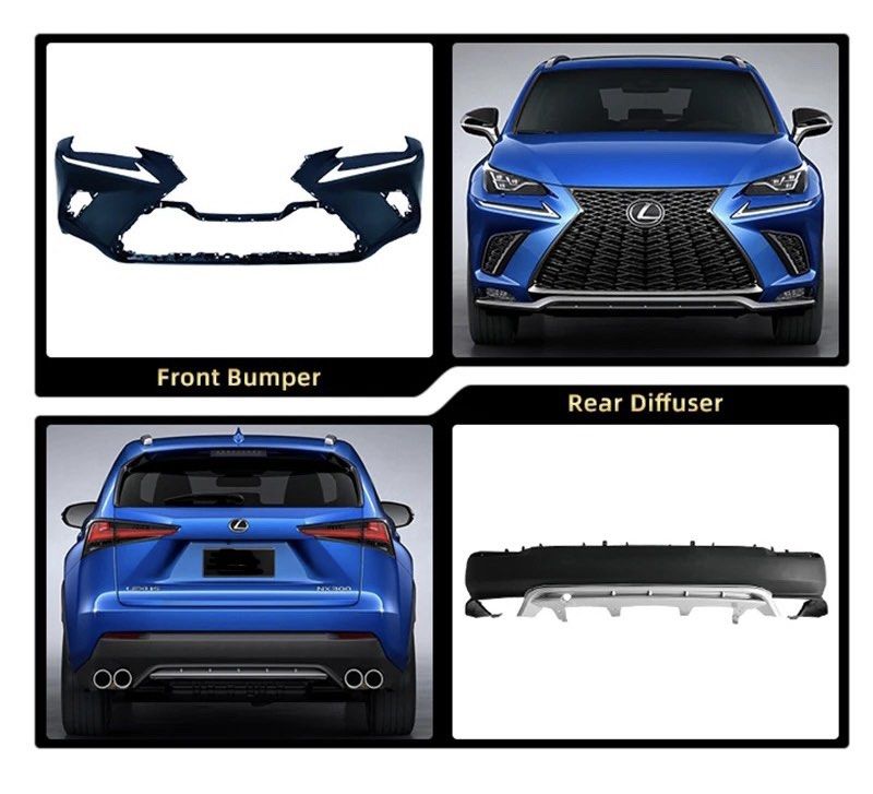 Lexus NX Nx200 conversion face lift upgrade bumper kit, Car Parts ...