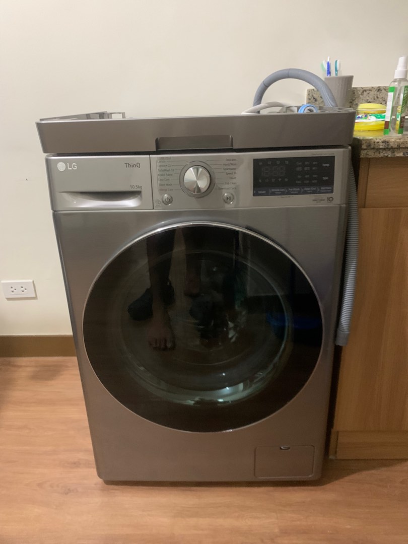 LG Washing Machine Smart AI Inverter 10.5kg, TV & Home Appliances ...
