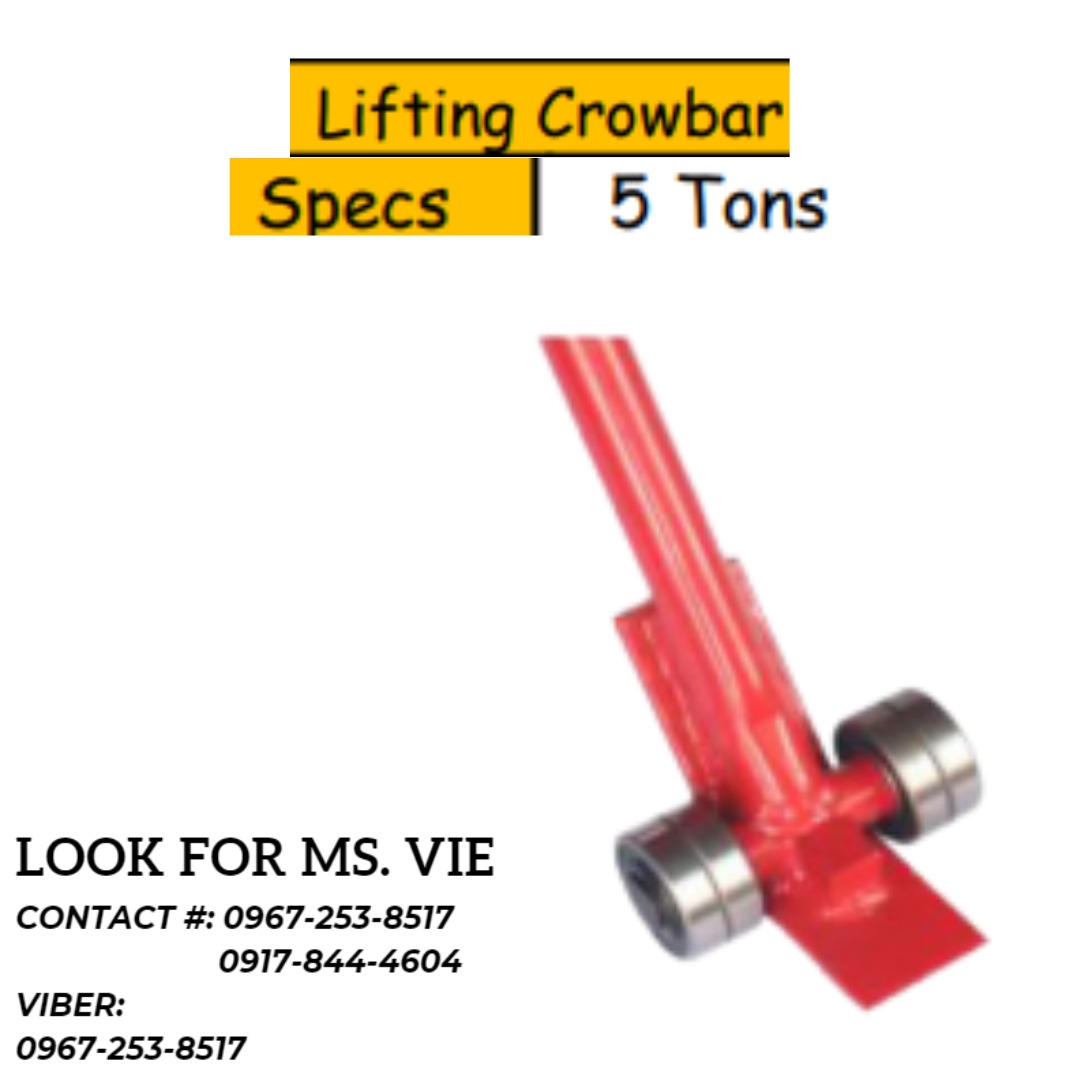 LIFTING CROWBAR, Commercial & Industrial, Industrial Equipment on Carousell