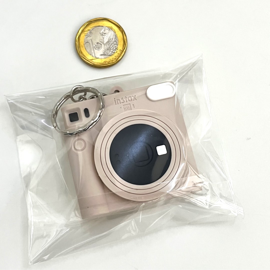 Limited INSTAX MINI square keychain SQ1, Photography, Cameras on Carousell