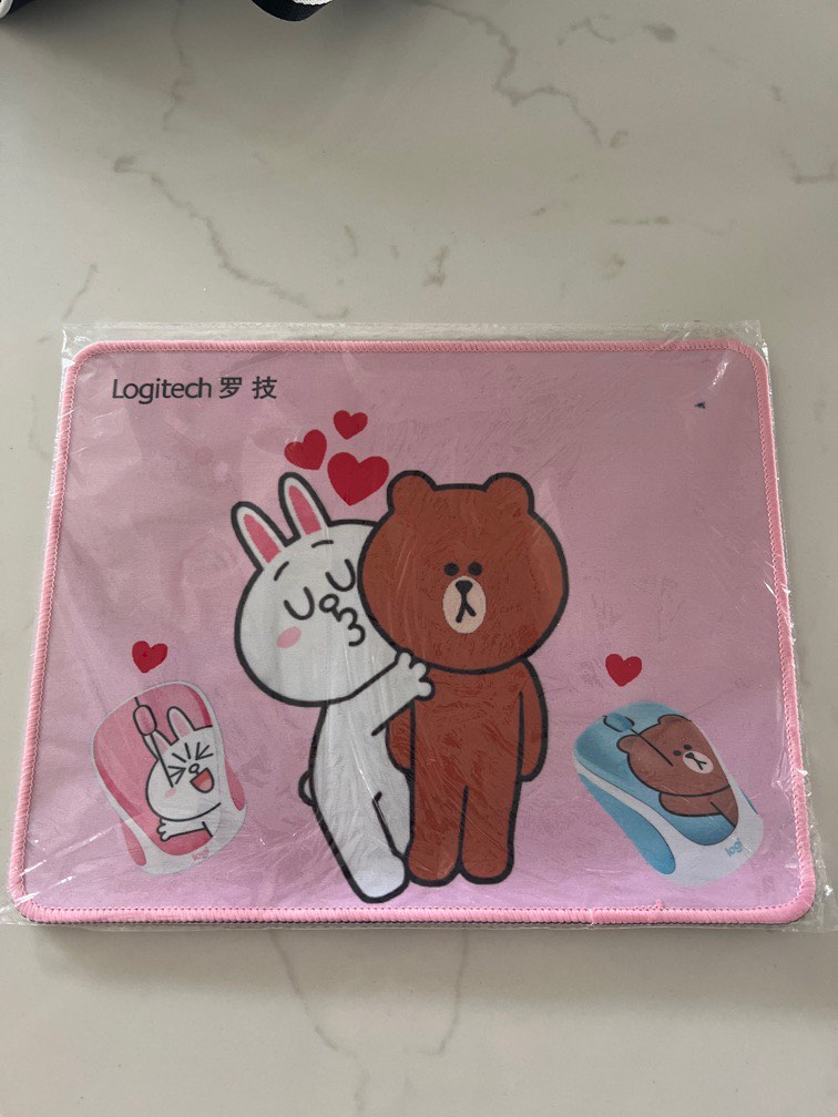 Logitech Line friends mouse pad, Computers & Tech, Parts & Accessories ...