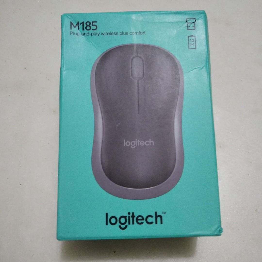 Logitech M185 Compact Wireless Mouse, Computers & Tech, Parts ...